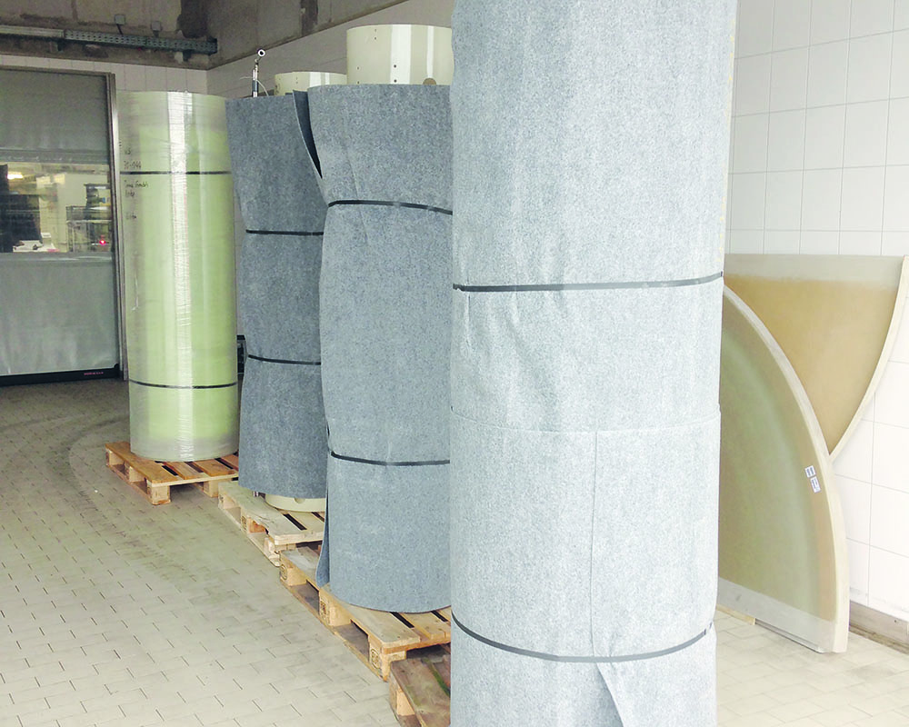 15 m³ buffer storage from Haase Tank installed for bakery in NRW