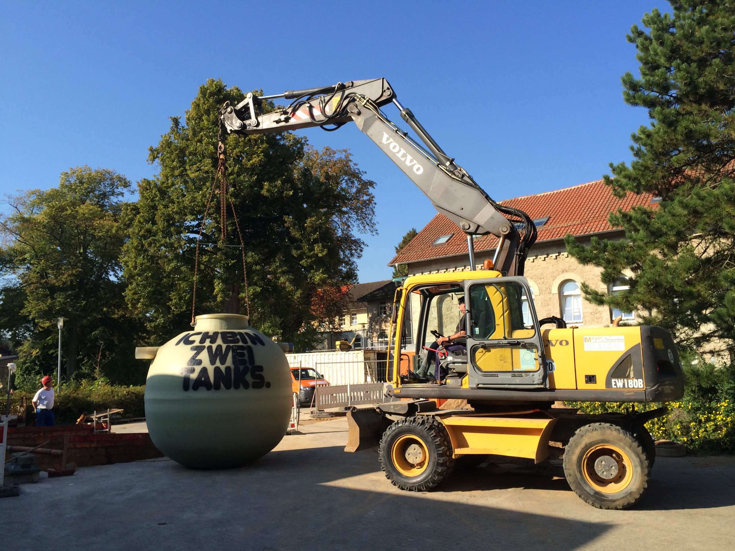 Haase fat separator for commercial kitchen installed in Königslutter