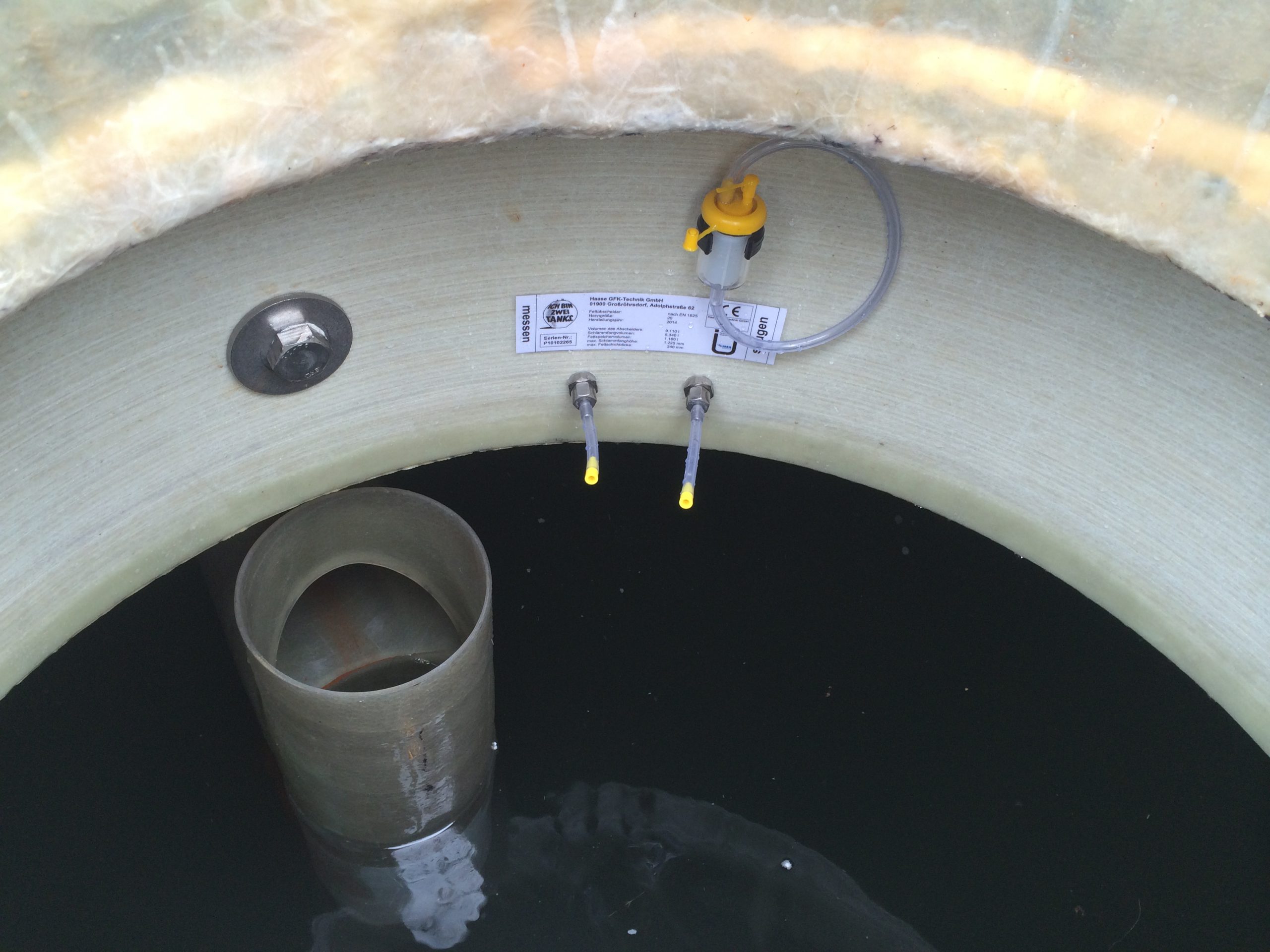 Haase fat separator for commercial kitchen installed in Königslutter