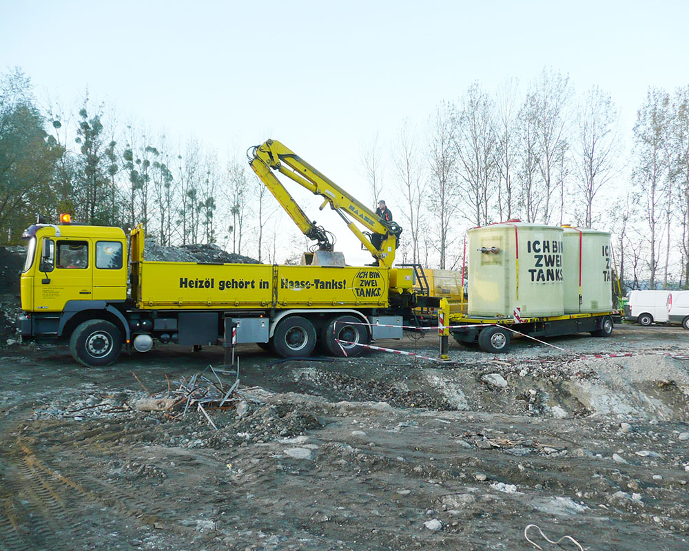 We are two Haase Tank underground buffer tanks!