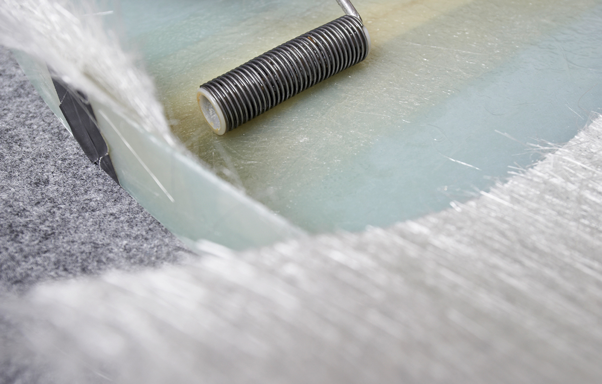 GRP: Glass fiber reinforced plastic as the material for our products